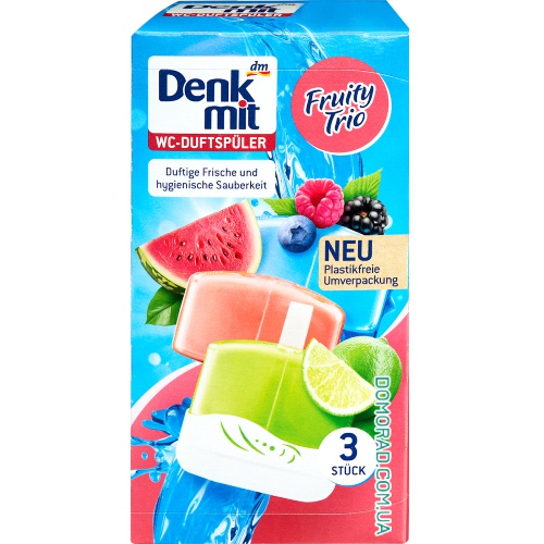 Denkmit Освіжувач Fruity Trio NEW 165ml | Domorad: Побутова хімія з ...
